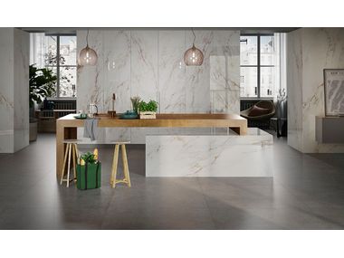SUNSHINE Wall/floor tiles with marble effect By Pastorelli