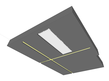 SURYA Radiant ceiling panel By Infralia