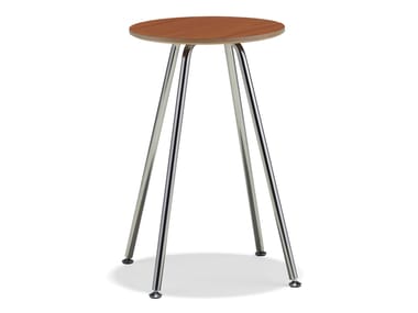 SWOOP Round wooden coffee table By Herman Miller | design Brian Kane