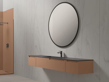 SYNERGY | Polyurethane vanity unit Synergy Collection By Fiora