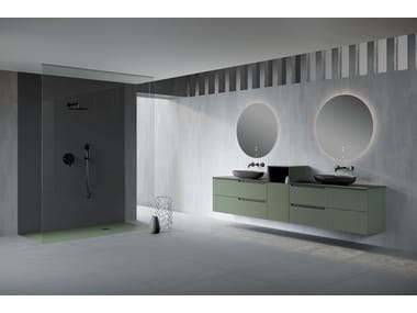 SYNERGY | Wall-mounted vanity unit By Fiora