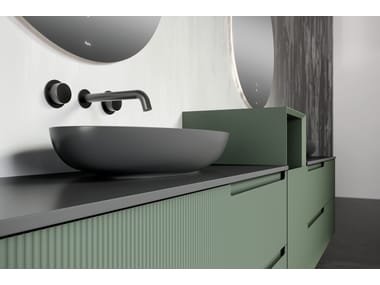 SYNERGY | Wall-mounted vanity unit By Fiora
