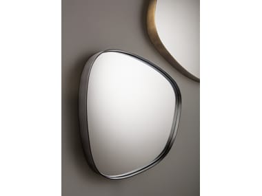SYRO Metal framed wall-mounted mirror By DE CASTELLI | design Emilio Nanni