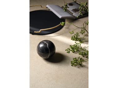 LUNA LIMESTONE Porcelain stoneware kitchen worktop with stone effect By ...