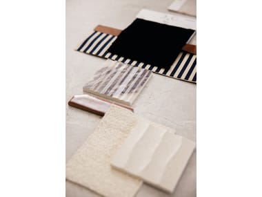 CREMA NEVE - RILIEVO VELO Kitchen worktop By Sapienstone