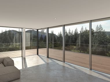 Continuous facade system Schüco SEAMLESS By Schüco