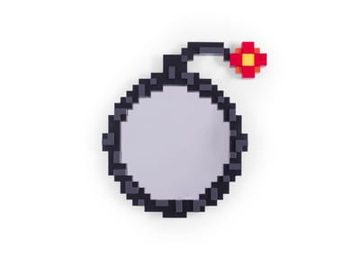 BOMB Specchio con cornice By Seletti