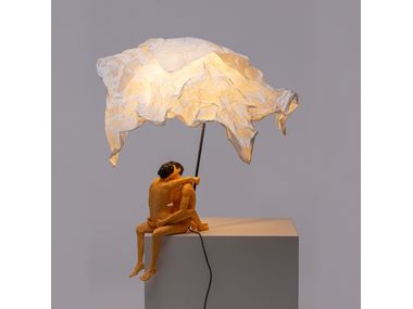 LOVE IS A VERB MAX & ROBERTA Table lamp By Seletti