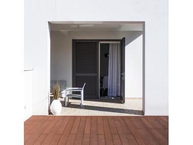 Volet persienné Volet persienné blindé en tôle galvanisée à lames fixes ...