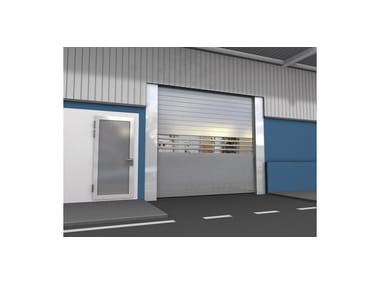 Slatted exterior doors Sectional door By ASSA ABLOY Entrance Systems