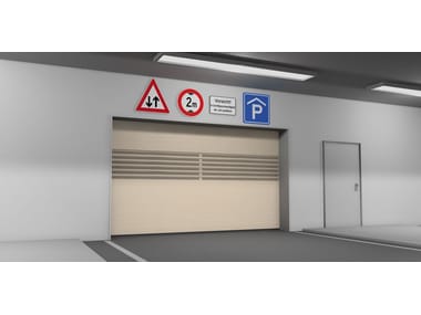 Sectional door Slatted exterior doors By ASSA ABLOY Entrance Systems