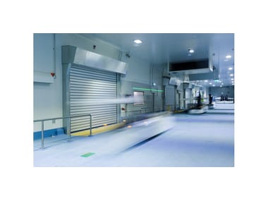 Slatted exterior doors Sectional door By ASSA ABLOY Entrance Systems