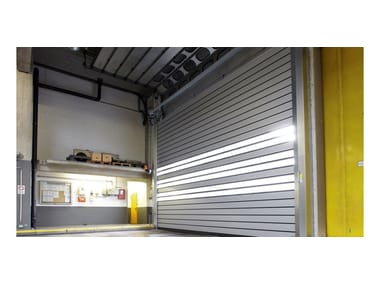 Sectional door Slatted exterior doors By ASSA ABLOY Entrance Systems