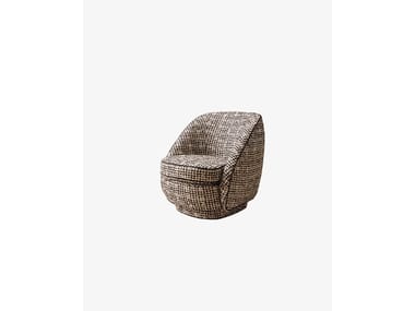 LUNA Swivel fabric easy chair By Softhouse