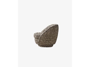 LUNA Swivel fabric easy chair By Softhouse