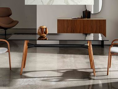 LEWOOD SHAPED Table By Sovet italia