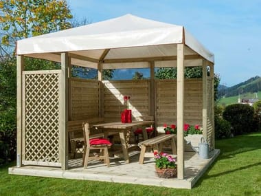Square Gazebo Wooden gazebo By PIRCHER OBERLAND