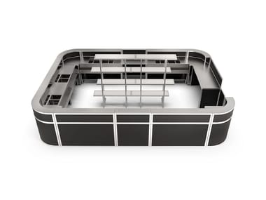 360° SET-UP BAR Bar counter By Station Deus®