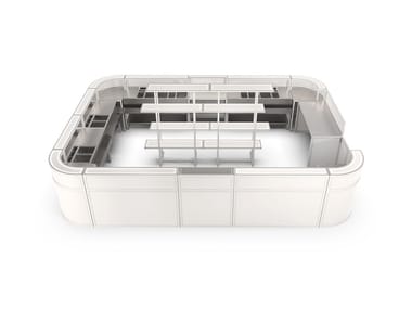 360° SET-UP BAR Bar counter By Station Deus®