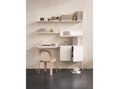 STRING® SYSTEM CABINET WITH LOCK Wall cabinet By String Furniture