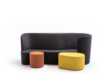 TABA | Round pouf By Moroso design Alfredo Häberli