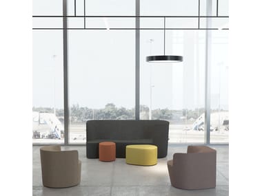 TABA | Round pouf By Moroso design Alfredo Häberli