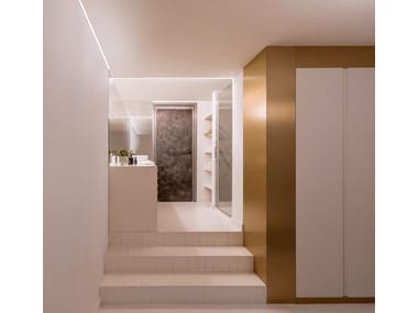 TAGLINE TRIMLESS WALL linear lighting profile By Delta Light