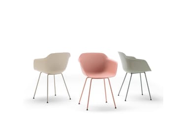 TAIA Polypropylene chair with armrests By INCLASS | design Simon Pengelly