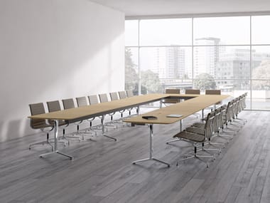 TALK Wooden meeting table By RENZ | design Jehs+Laub