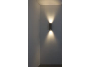 Aluminium outdoor wall lamp TALON WALL DOUBLE Talon Collection By DIOMEDE
