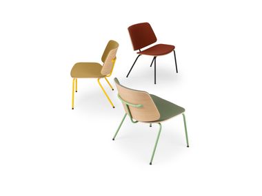 TAO Armchair in fabric and wood By True Design | design Orlandini Design