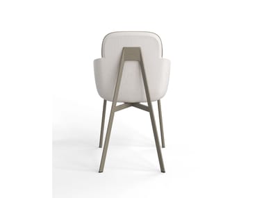 TATA Upholstered fabric easy chair with armrests By Pointhouse