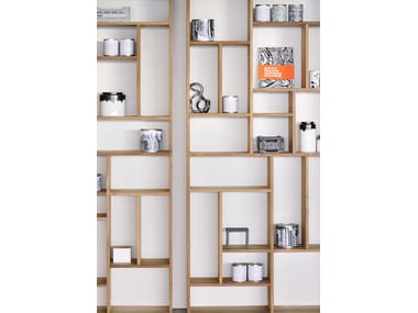 TEAK M-RACK | Teak bookcase By Ethnicraft