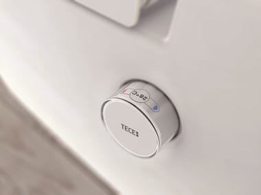 Wall-hung ceramic toilet with bidet TECEone By TECE