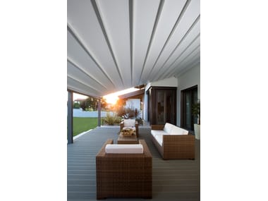 Pergola in alluminio con copertura scorrevole TECNIC INFINITY - Pratic ...