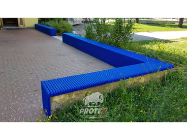 Bumpers for benches Fireproof Ethylene-vinyl acetate Impact protection ...