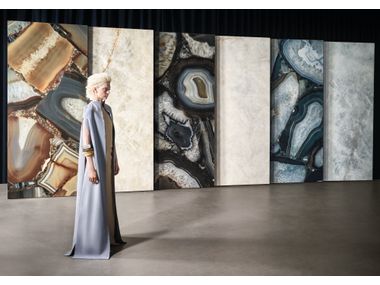 TELE DI MARMO PRECIOUS CRYSTAL AZURE Flooring By EmilCeramica