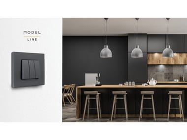 MODUL LINE Электроустановочное изделие и рамка ЭУИ By TEM