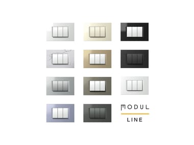 MODUL LINE Schalter- und Steckdosenprogramm By TEM