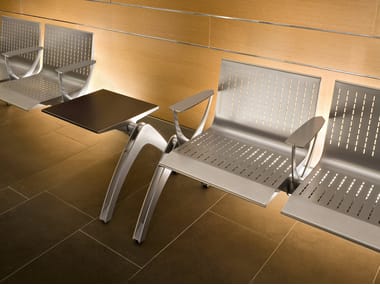 TERMINAL | Steel beam seating By ALMA DESIGN design Nicola Cacco