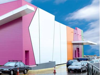 TERMOPARETI® FLAT Insulated metal panel for facade By ELCOM SYSTEM