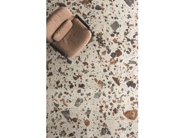 Rectangular synthetic fibre rug TERRAZZO By Calligaris