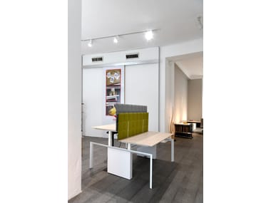 TETRIX Sound absorbing fabric desktop partition By CUF Milano