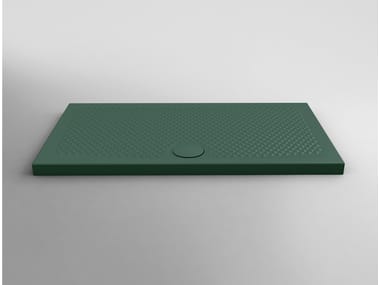 Rectangular shower tray TEXTURE By Artceram design Meneghello Paolelli ...