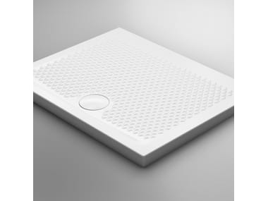 Rectangular shower tray TEXTURE By Artceram design Meneghello Paolelli ...