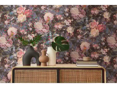 THE BOS - BATTLE OF STYLE Vinyl wallpaper with floral pattern By ...