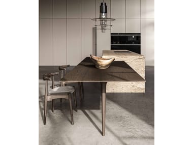 VITAE Custom kitchen with island and wine room By THE CUT | design ...