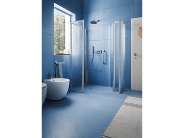 TIME Shower cabin with folding door By ARBLU