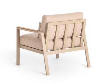 TIMELESS Fabric armchair with armrests By GANDIABLASCO | design José ...