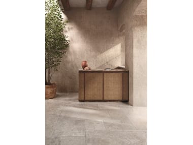Rectified indoor/outdoor porcelain stoneware wall/floor tiles with ...